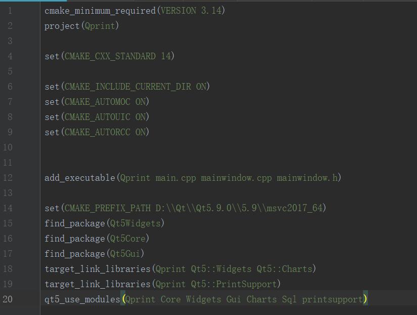 clion+vs编译器+Qt5中使用QPrinter和QprintDialog类_cmakelist添加qprint-CSDN博客