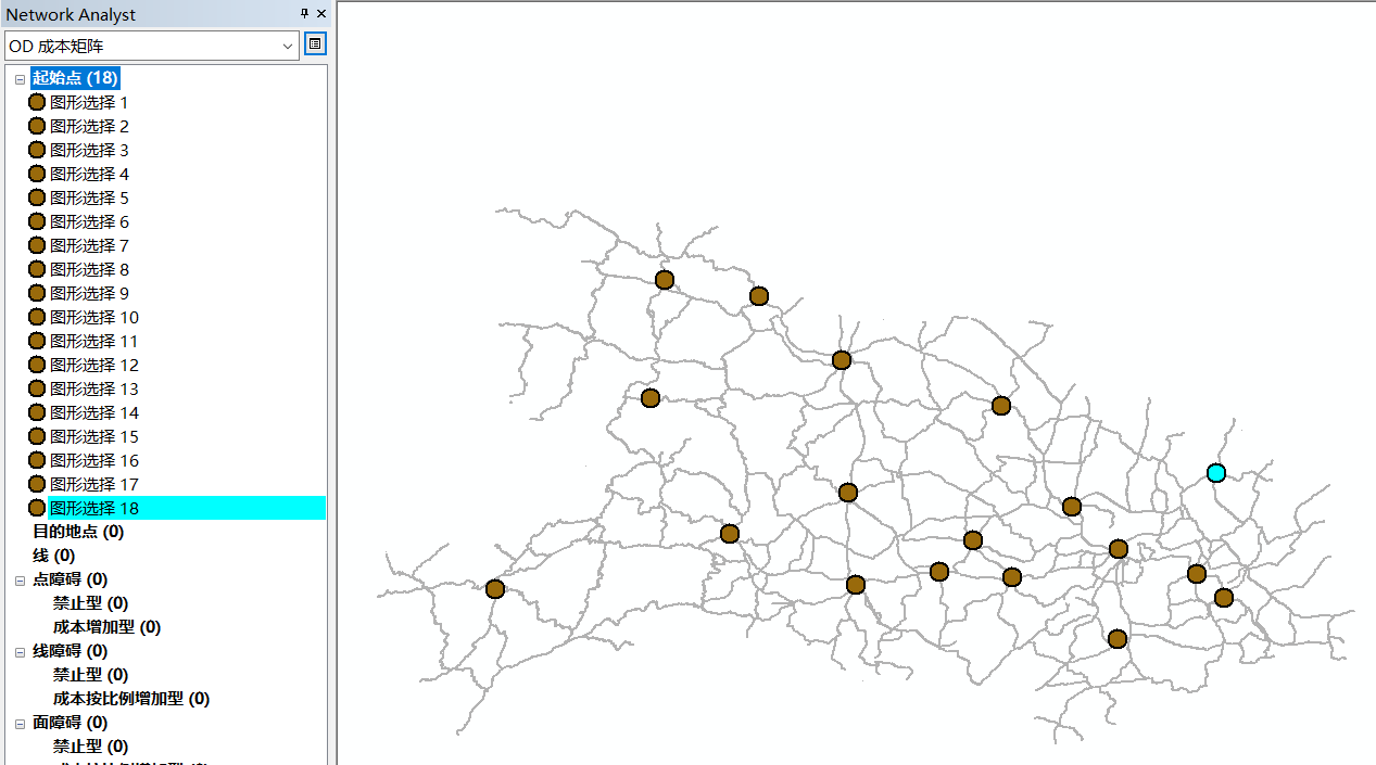 Arcgis计算城市间最短距离（多元最短路径）gis最短路径测算法 Csdn博客