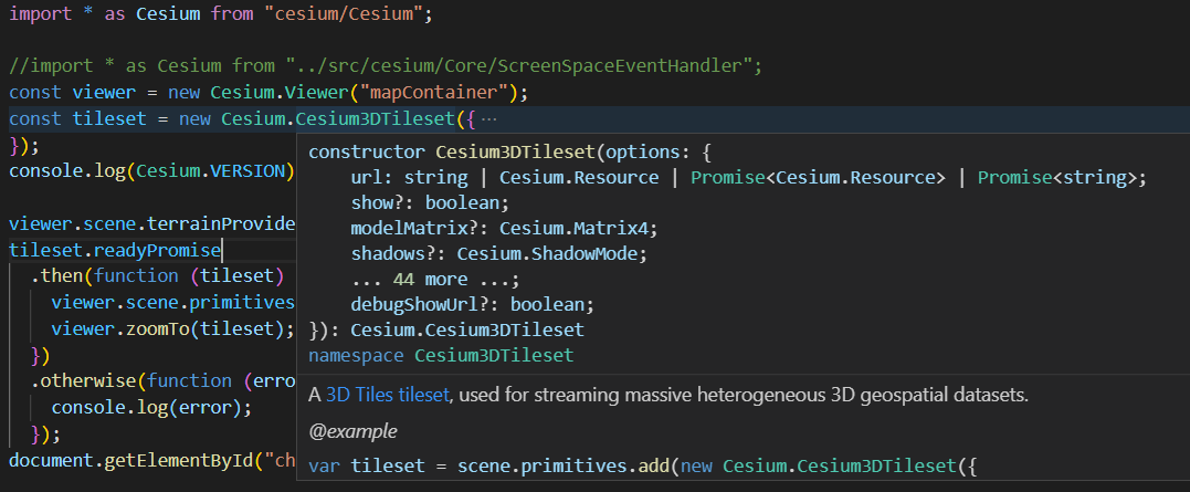 Cesium ES6 VSCode 智能提示_vue cesium-es6.d.ts-CSDN博客