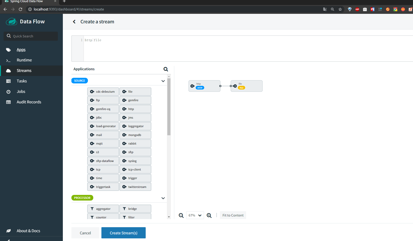 Spring Cloud Data Flow 初尝试_springcloud dataflow-CSDN博客