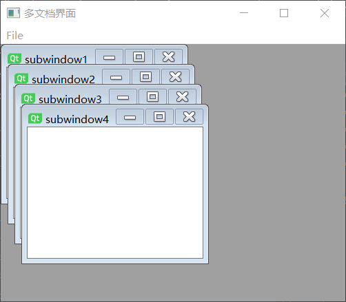 PyQt5之多文档界面_pyqt mdi多窗口模式-CSDN博客