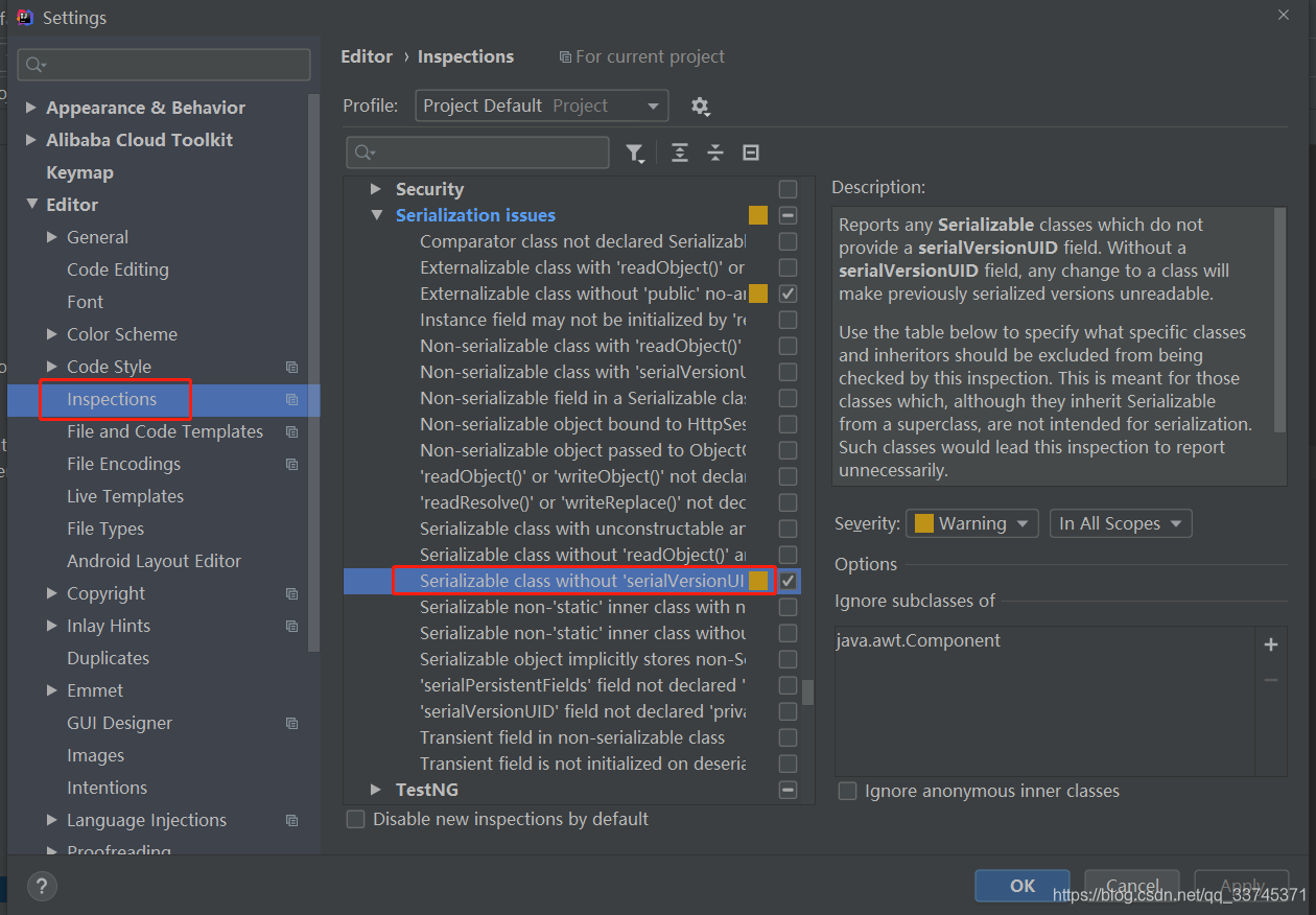 Java Implements Serializable 怎么生成serialversionuididea版idea Java Implements Serializable Csdn博客