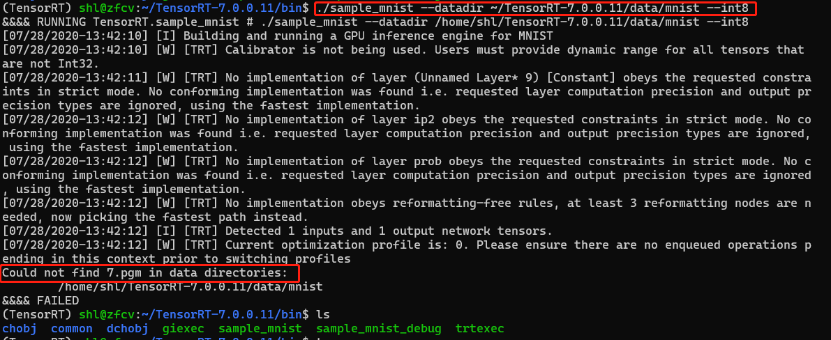TensorRT7.0版本在Linux环境安装，以及安装python API接口，测试TensorRT中的测试用例_linux调用压缩包安装的tensorrt-CSDN博客