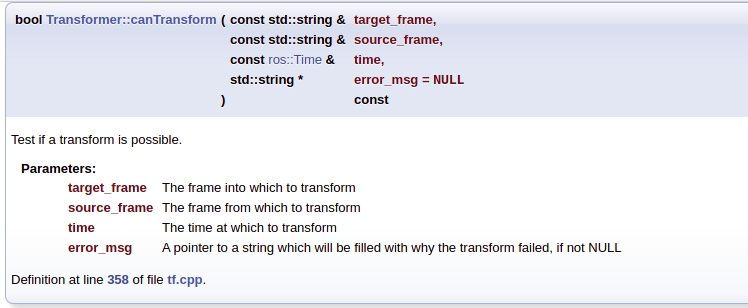 【ROS学习】- tf学习 - tf中重要函数解析 (陆续更新....)_waitfortransform-CSDN博客
