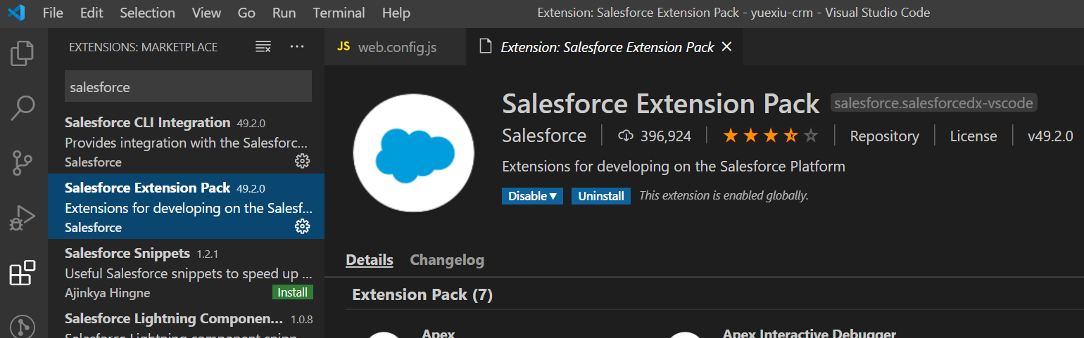 使用vs code 进行salesforce页面开发_查询salesforce cli是否安装-CSDN博客