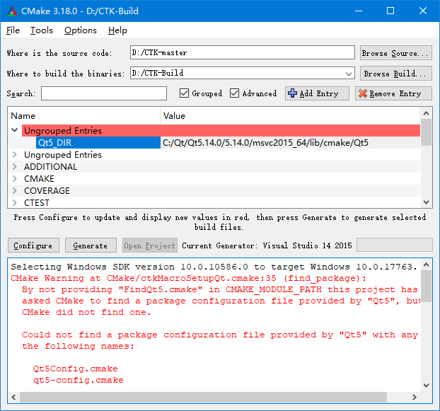 编译 CTK（Win10 + Qt 5.14.0 + VS2015）_ctk data-CSDN博客