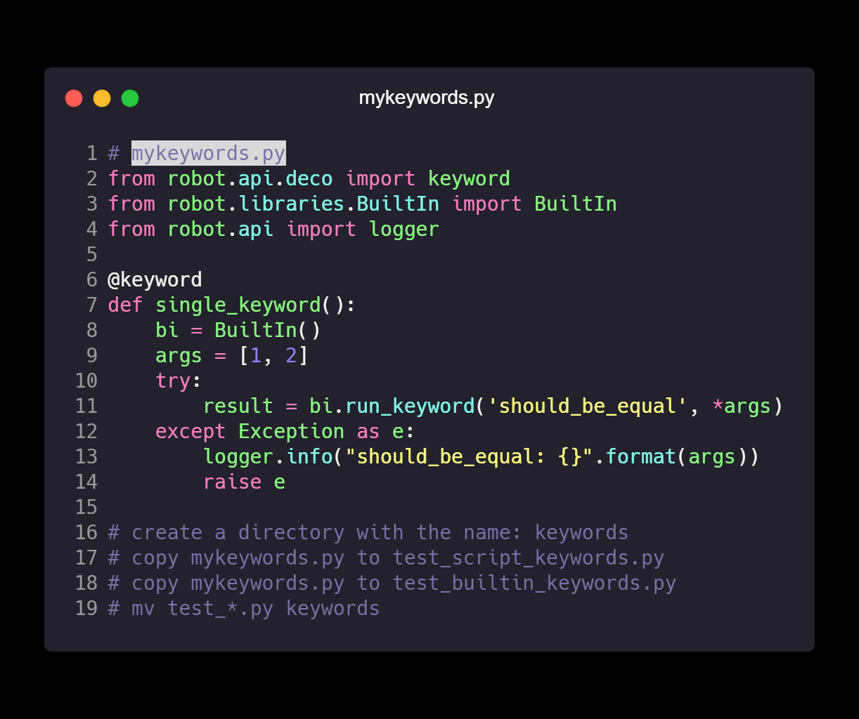 Day 4--robot api with yaml: Use your python scripts as robot keywords-CSDN博客