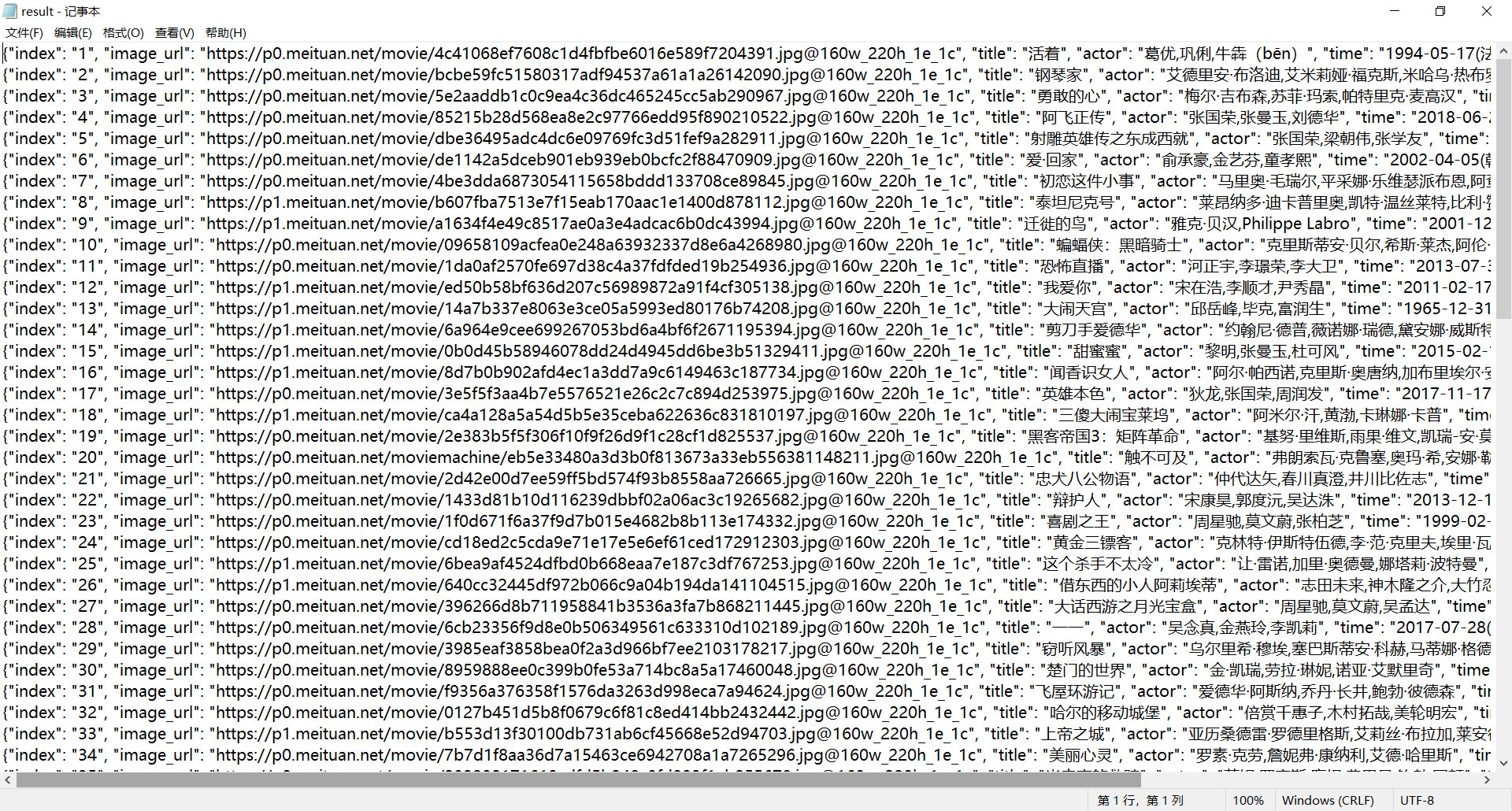 Python爬虫学习案例之抓取猫眼电影排行Top100_猫眼top100爬虫-CSDN博客