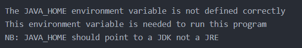 maven配置时报错NB: JAVA_HOME should point to a JDK not a JRE**解决方法_java home should point-CSDN博客