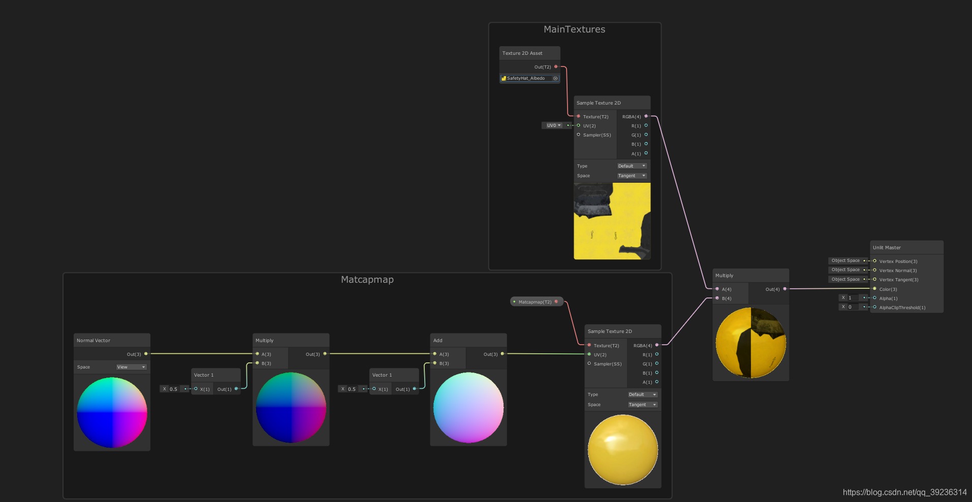 Unity Shadergraph 如何创建 Matcap Shadermatcap Shader Graph Csdn博客