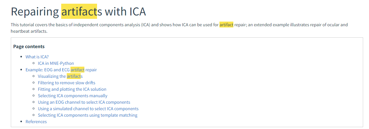 Python 中MNE库去伪迹(ICA)_mne ica-CSDN博客