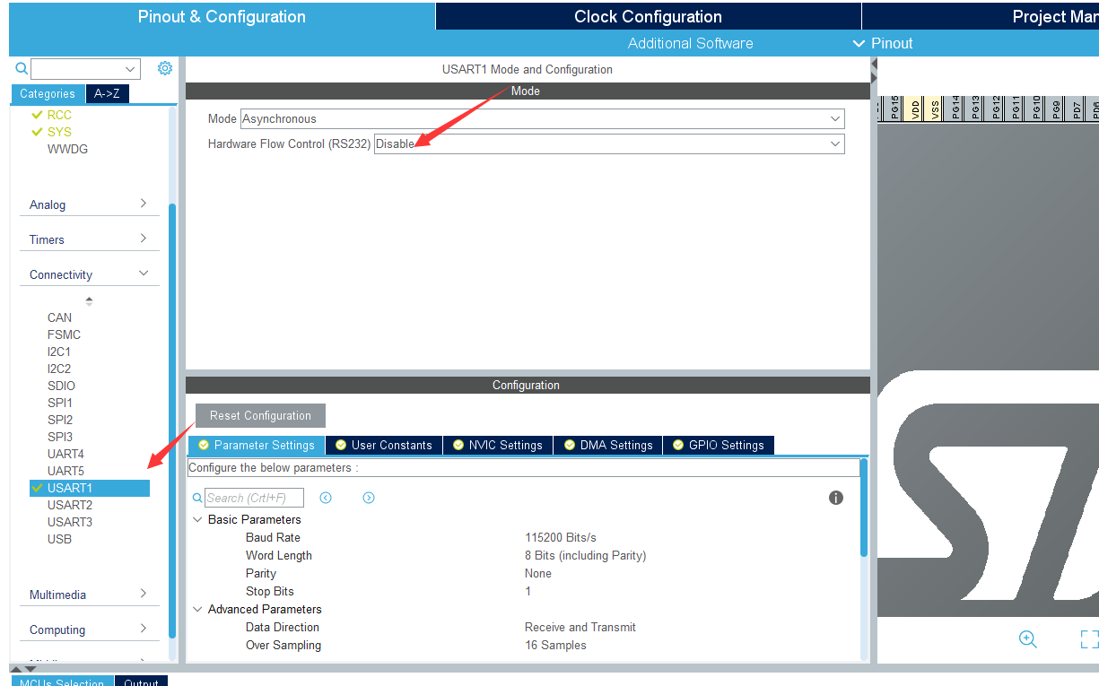 CubeMX配HAL库串口_int fputc(int ch, file *f) hal-CSDN博客