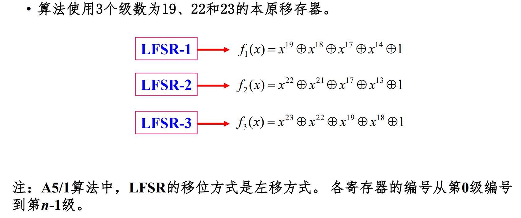 第十六讲 A5流密码算法序列密码算法a5 1的实现 Csdn博客