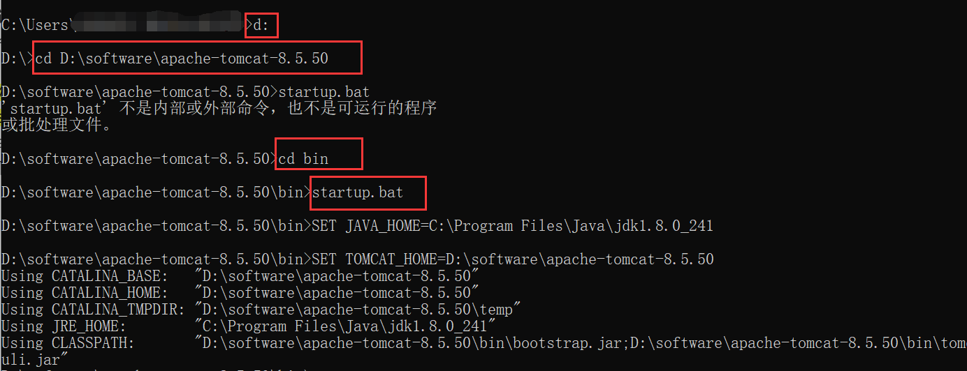 ‘startup.bat‘ 不是内部或外部命令，也不是可运行的程序或批处理文件。_startup.bat' 不是内部或外部命令,也不是可运行的 ...