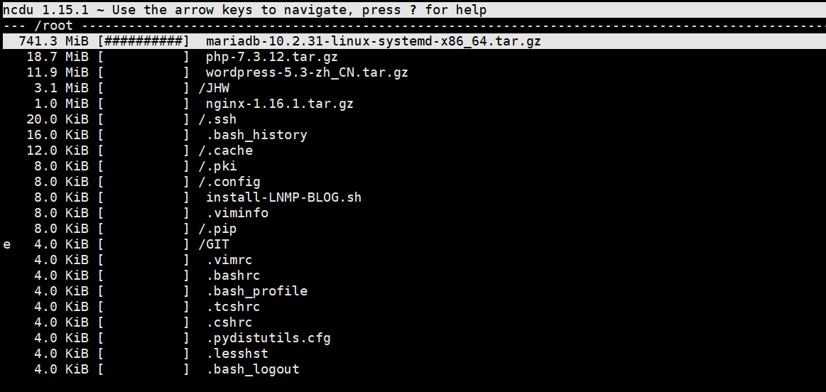 Linux命令ncdu和htop学习-CSDN博客