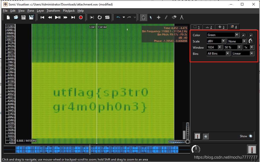 Buuctf: Utctf2020 Spectogrambuuctfvspectogram1 Csdn博客