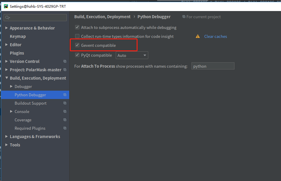 pycharm连接服务器运行，debug卡住_connected to pydev debugger (build 221.5591.52)-CSDN博客