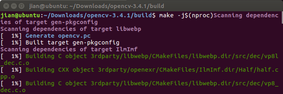 ubuntu16.04下opencv3.4.1的安装及测试（含ippicv离线配置过程）_ubuntu opencv ippicv-CSDN博客