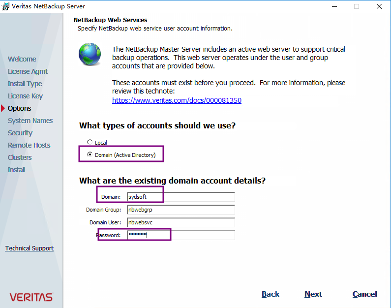 Veritas NetBackup8.1.1安装_nbwebsvc_勤奋的树懒的博客-CSDN博客