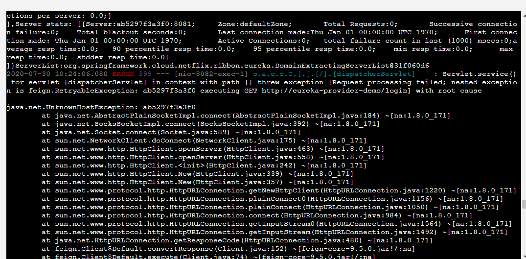 Docker容器上Spring Cloud微服务相互调用时报错：java.net.UnknownHostException:主机名 解决方案_微服务unknownhostexception ...