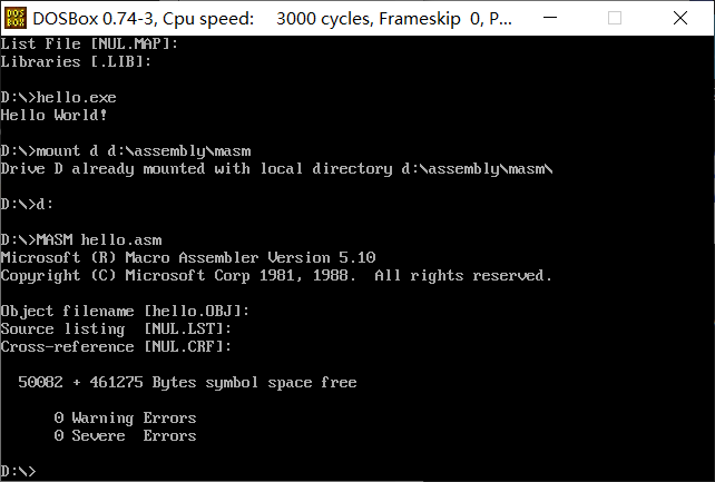 DOSBOX下载和使用_dosbox官网-CSDN博客