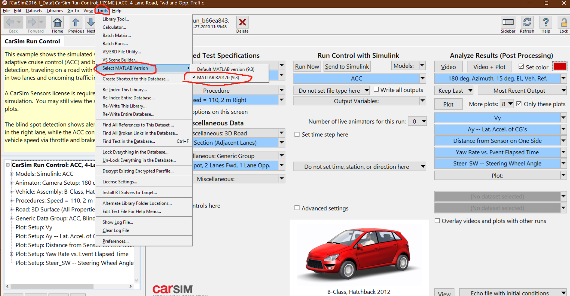 Carsim与不同版本MATLAB联合仿真设置——个人积累 - 程序员大本营