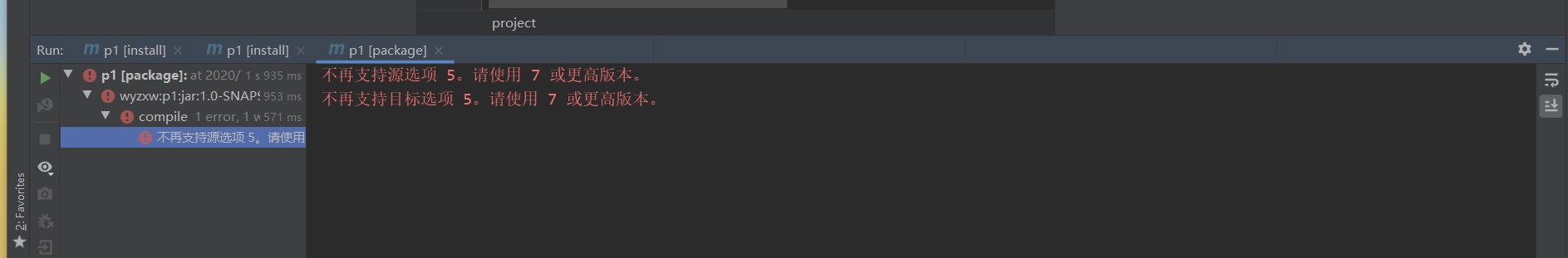 [maven]Source option 5 is no longer supported. Use 6 or later. - Programmer Sought