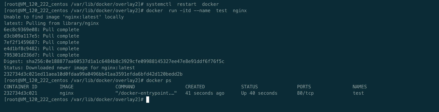 docker :删除/var/lib/docker/overlay2，容器启动失败_docker invalid rootfs-CSDN博客