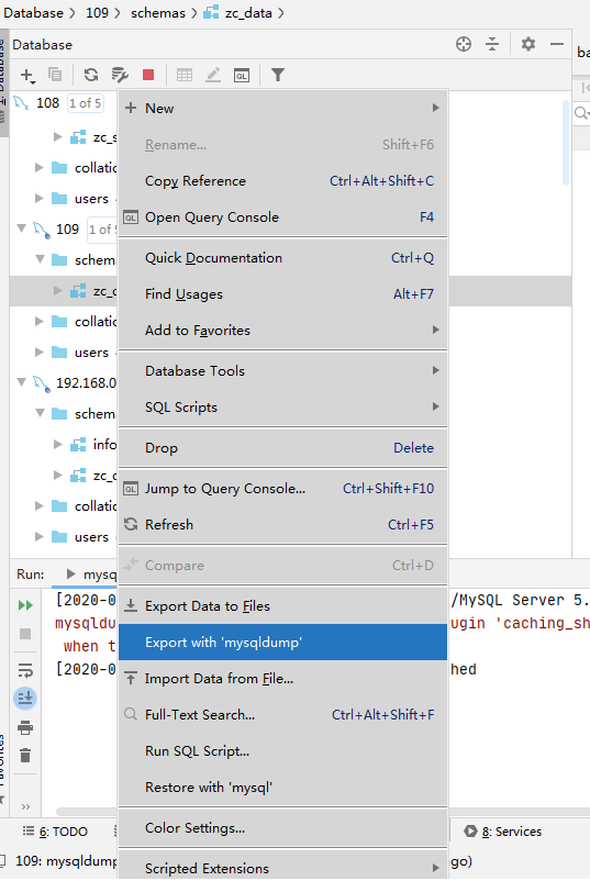 用DataGrip生成导出整个库数据的方法_datagrip导出表为dbf-CSDN博客