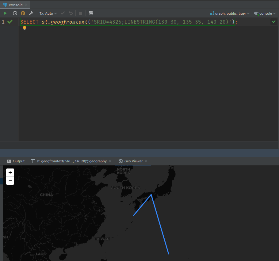 DataGrip与PostGIS的碰撞_datagrip可以查看图形信息吗-CSDN博客