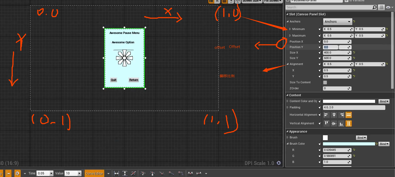 UMG笔记——关于UMG 的一些基础知识和动画的实现_umg 百分比-CSDN博客