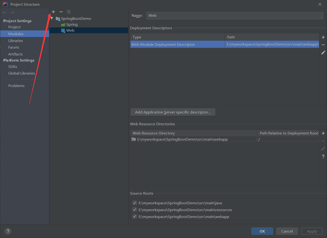 IDEA SpringBoot项目添加webapp及修改支持jsp_idea springboot项目添加web支持-CSDN博客