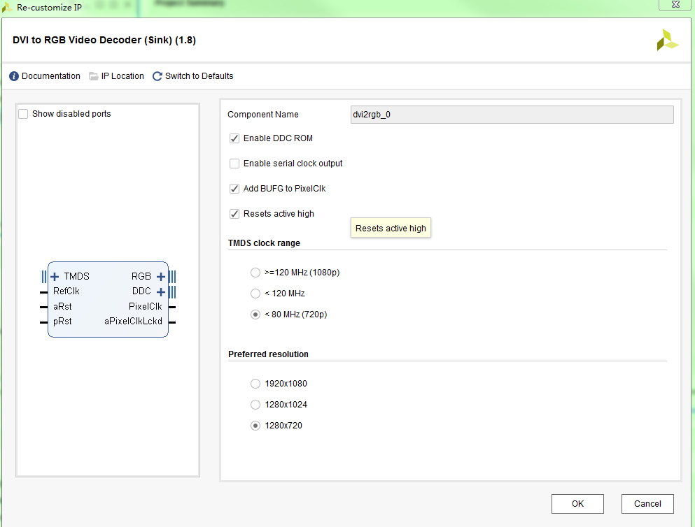 用xilinx的fpga实现hdmidvi接收器xilinx Genesys2的dvi转rgb的ip核 Csdn博客 