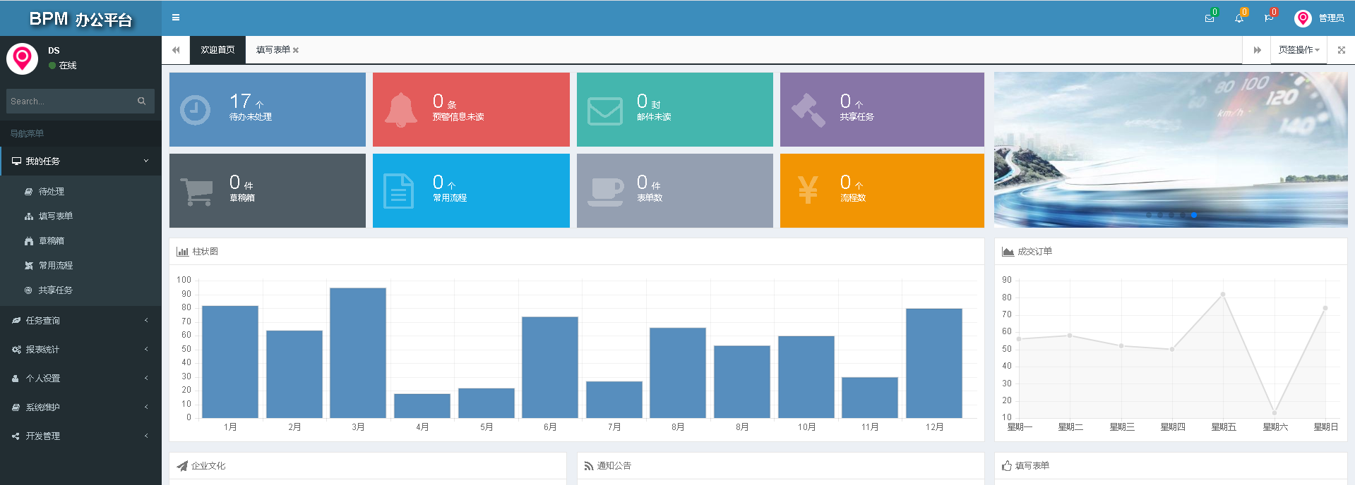 BPM Flujo de trabajo (sistema OA) - programador clic