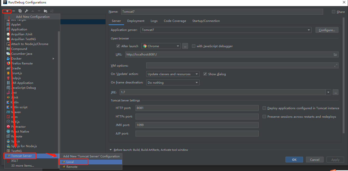 idea中普通javaweb项目部署到tomcat（读取web.xml文件）_idea的tomcat运行后的xml文件哪里看-CSDN博客