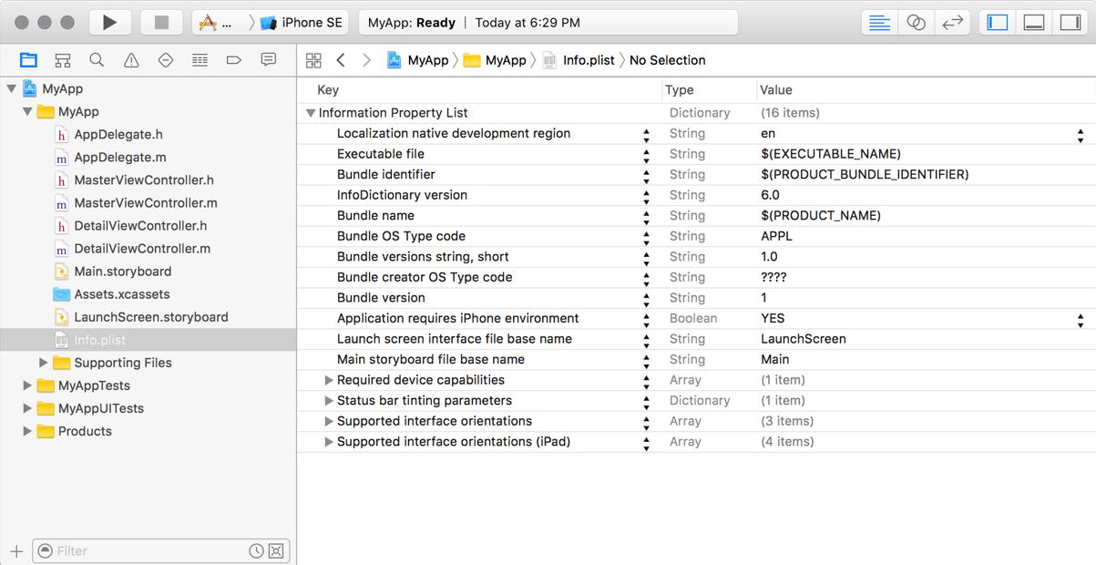 iOS Info.plist知多少-CSDN博客