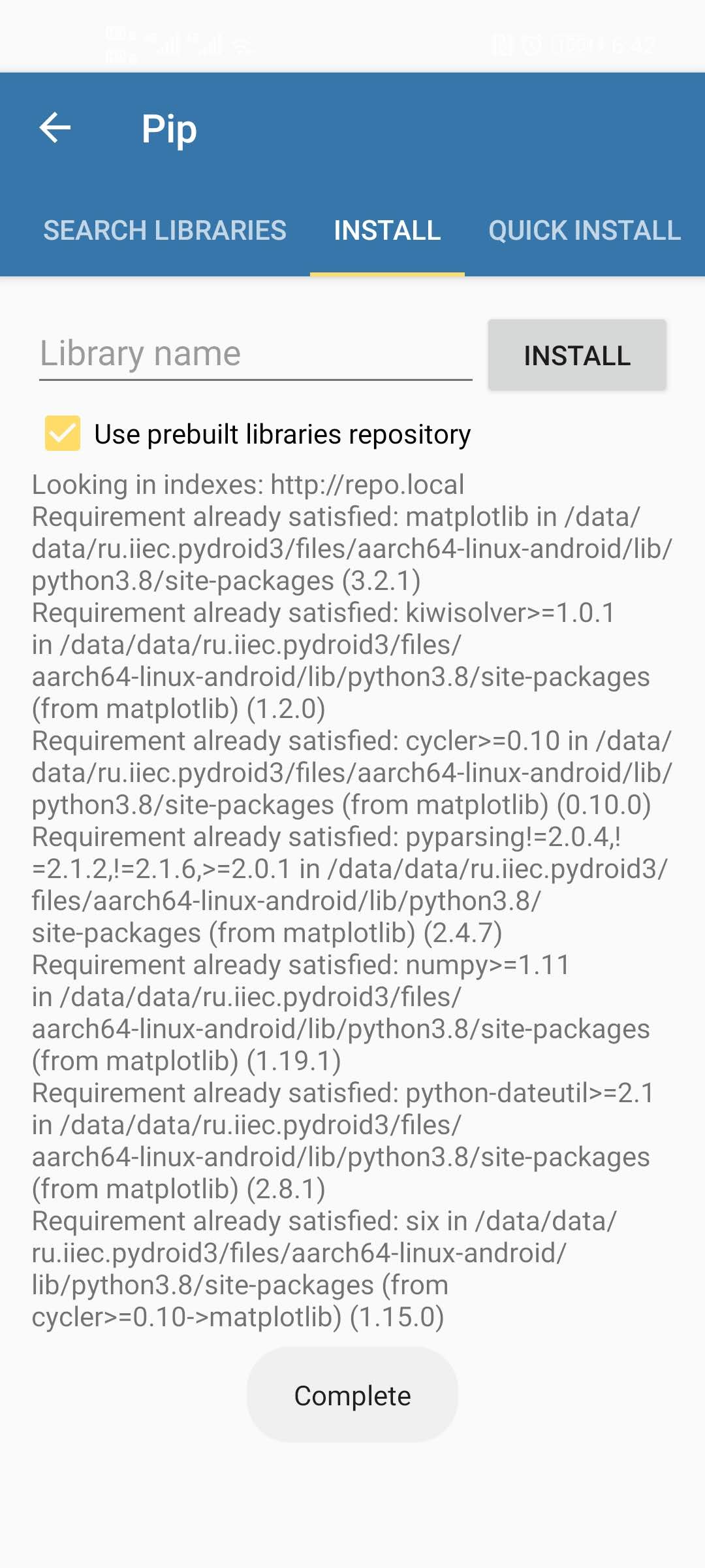 小白实现手机python编程，pydroid3库安装，解决matplotlib，juputer安装失败问题_pydroid repository plugin-CSDN博客