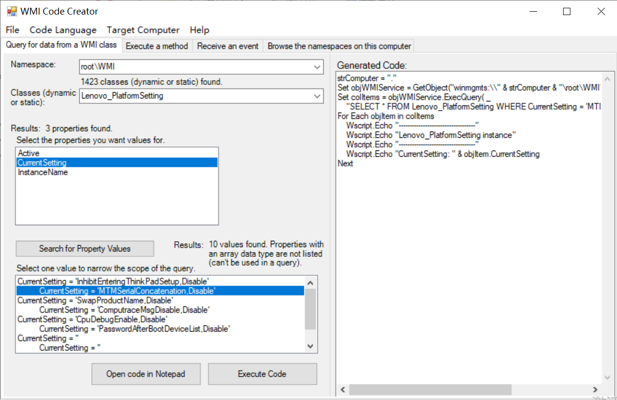 解密OEM Bios导出给Windows的接口----导出OEM内部使用的WMI接口_bios wmi-CSDN博客