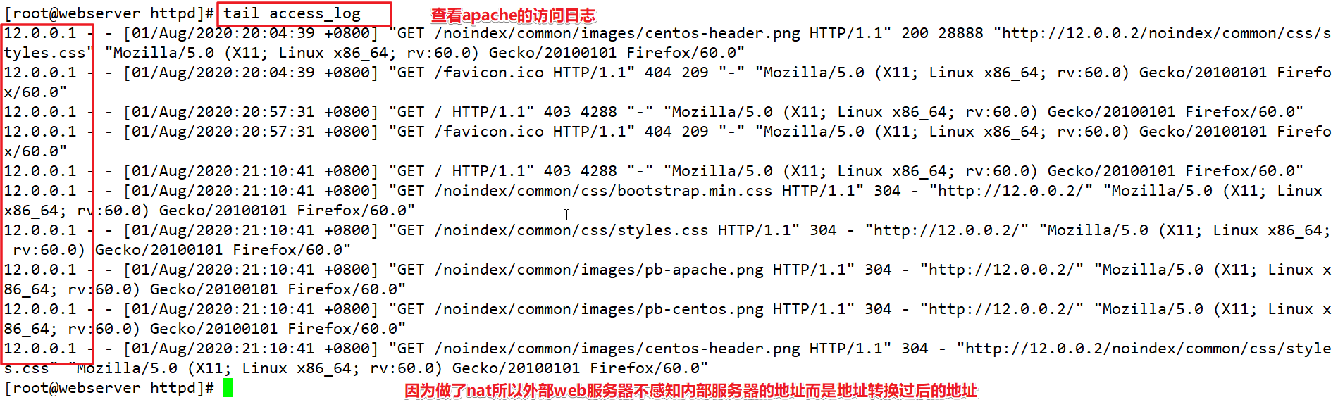 CentOS 7.6 防火墙iptables详解及实例配置_cent os 7 iptabls添加策略-CSDN博客