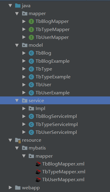 【个人博客项目 2】Idea插件mybatiscodehelperpro 逆向生成实体类、mapper接口、service的方法（附有idea链接MySQL 5版本以及8版本的方法 ...
