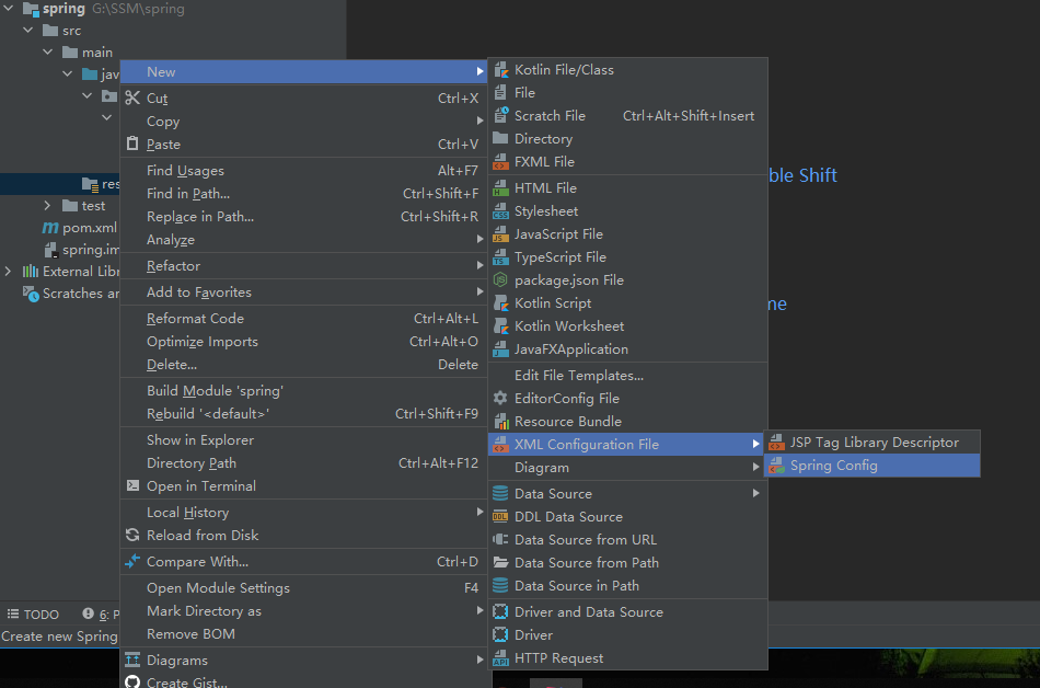 Ieda中右键没有xml Configuration File选项以及没有spring插件 Idea右键没有xml选项 Csdn博客