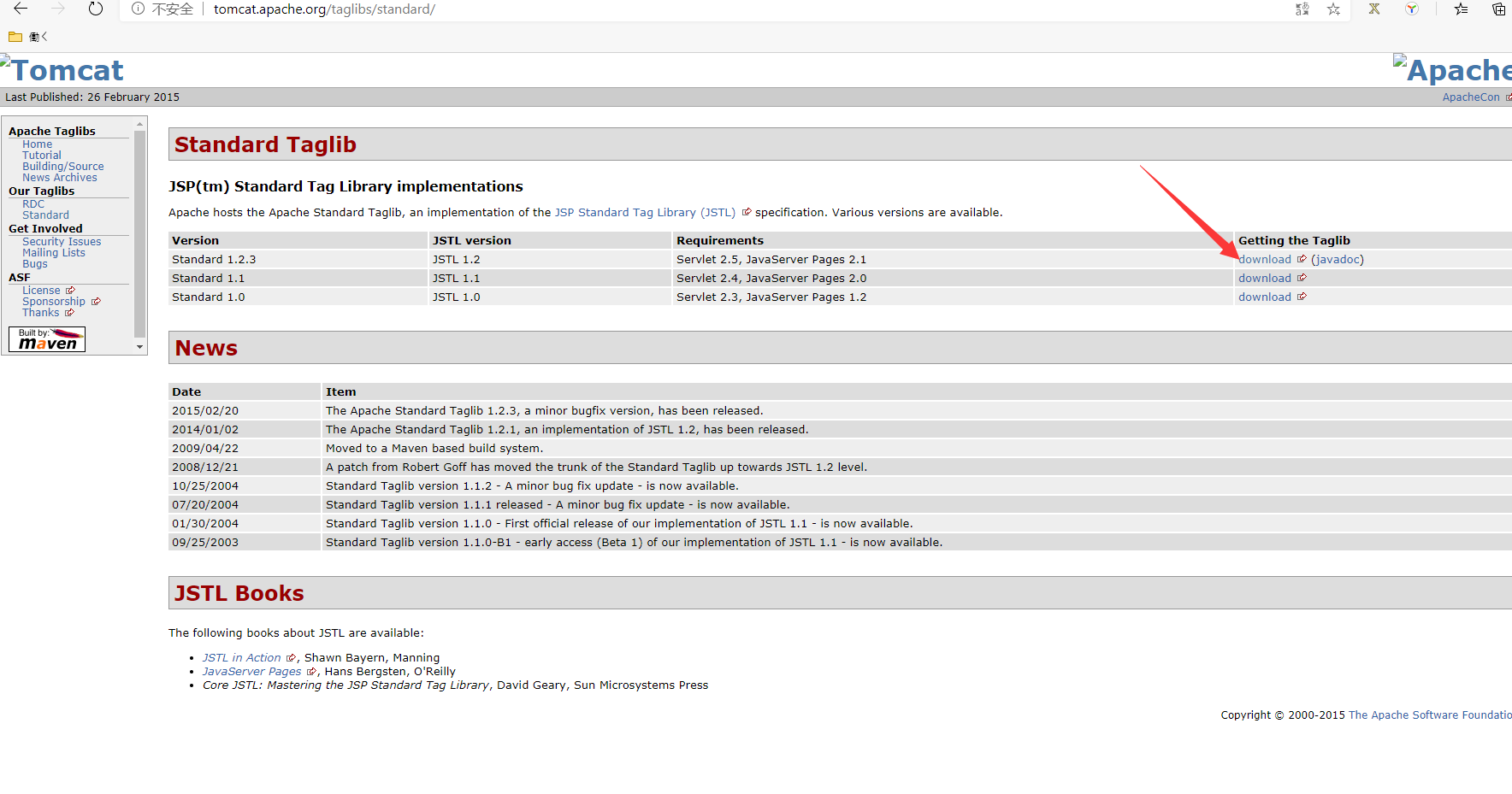 JSTL的导入与报错解决_jstl的taglib报错-CSDN博客