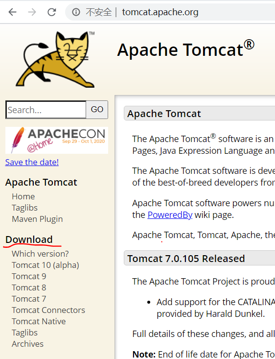 Tomcat安装及配置步骤_tomcat7.0.105安装及配置教程-CSDN博客