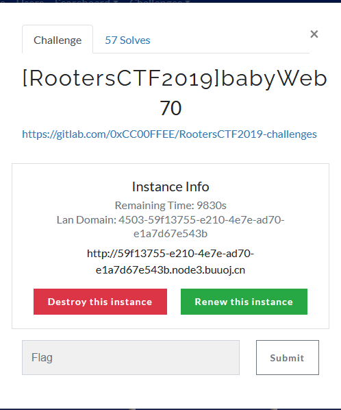 BUUCTF：[RootersCTF2019]babyWeb-CSDN博客