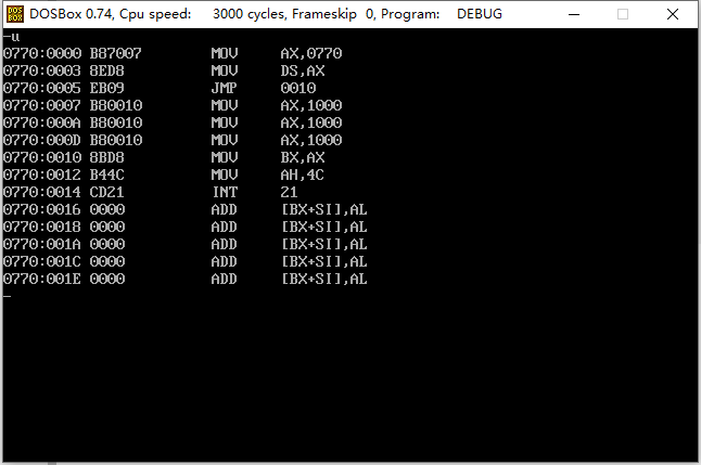 Offset address calculation of jmp short instruction in assembly ...