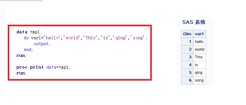 SAS: Do 实现循环_sas do循环-CSDN博客