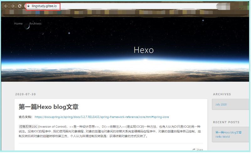 Hexo+gitee：30分钟搭建一个自己的个人博客网站 欢迎友链呀＜( ˘ ˘ )_hexo和halo-CSDN博客