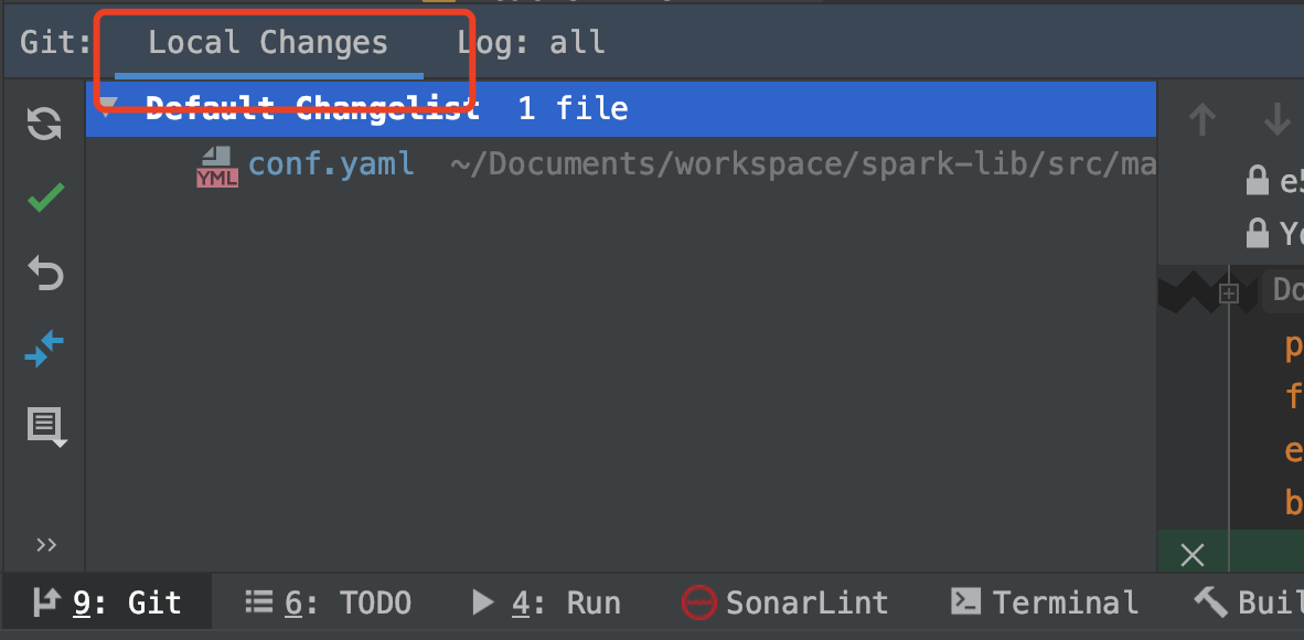 IDEA新版本界面看不到Version Control窗口的Local Changes显示_idea 不现实修改后的差异-CSDN博客