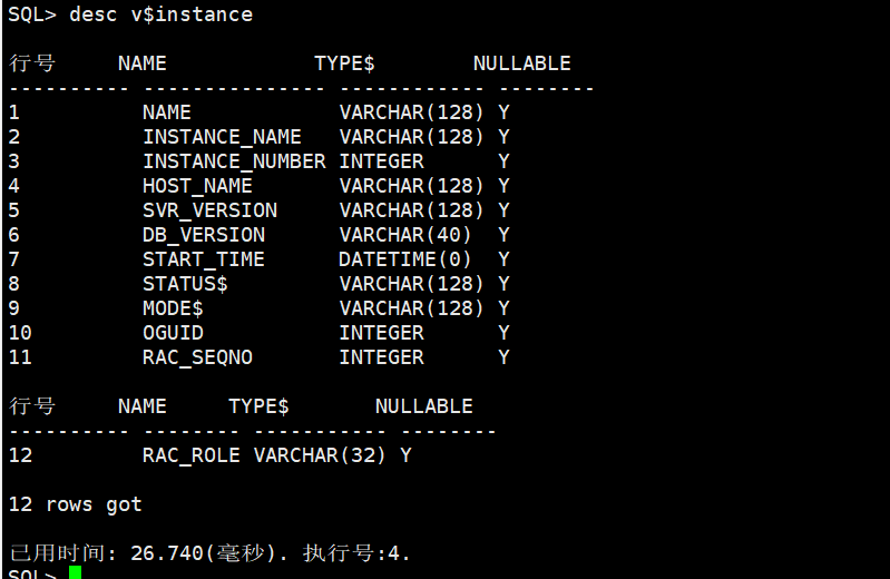 达梦数据库常用视图介绍：v$instance、v$dm_ini_v$instance视图-CSDN博客