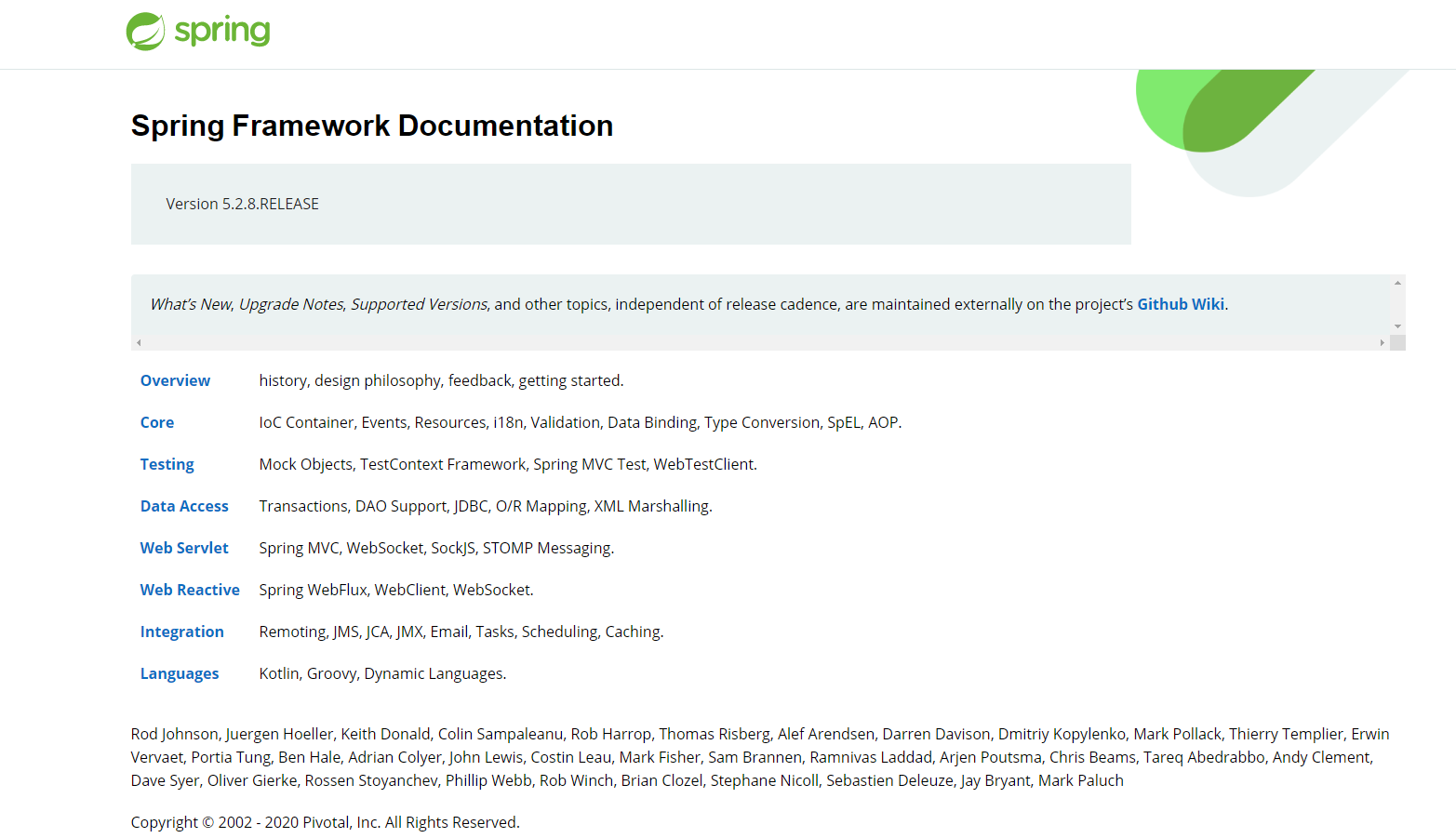 如何学好Spring，从官网开始！_spring官网如何学习-CSDN博客
